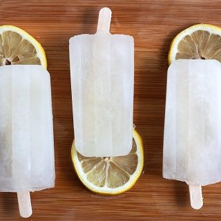 Honey Whiskey Lemonade Popsicles - A Sassy Spoon