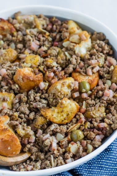 Cuban-Style Thanksgiving Stuffing - A Sassy Spoon