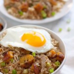 Easy Cuban Pork Fried Brown Rice - A Sassy Spoon