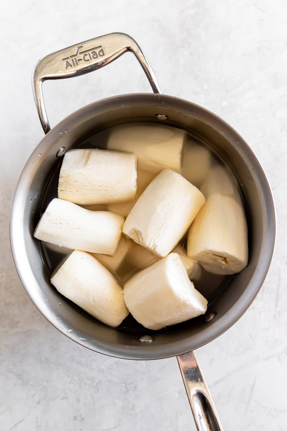 Cuban Yuca with Garlic Mojo - A Sassy Spoon