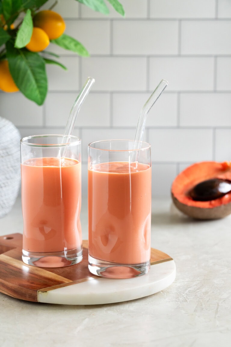 Batido de Mamey (Cuban Mamey Milkshake) - A Sassy Spoon®