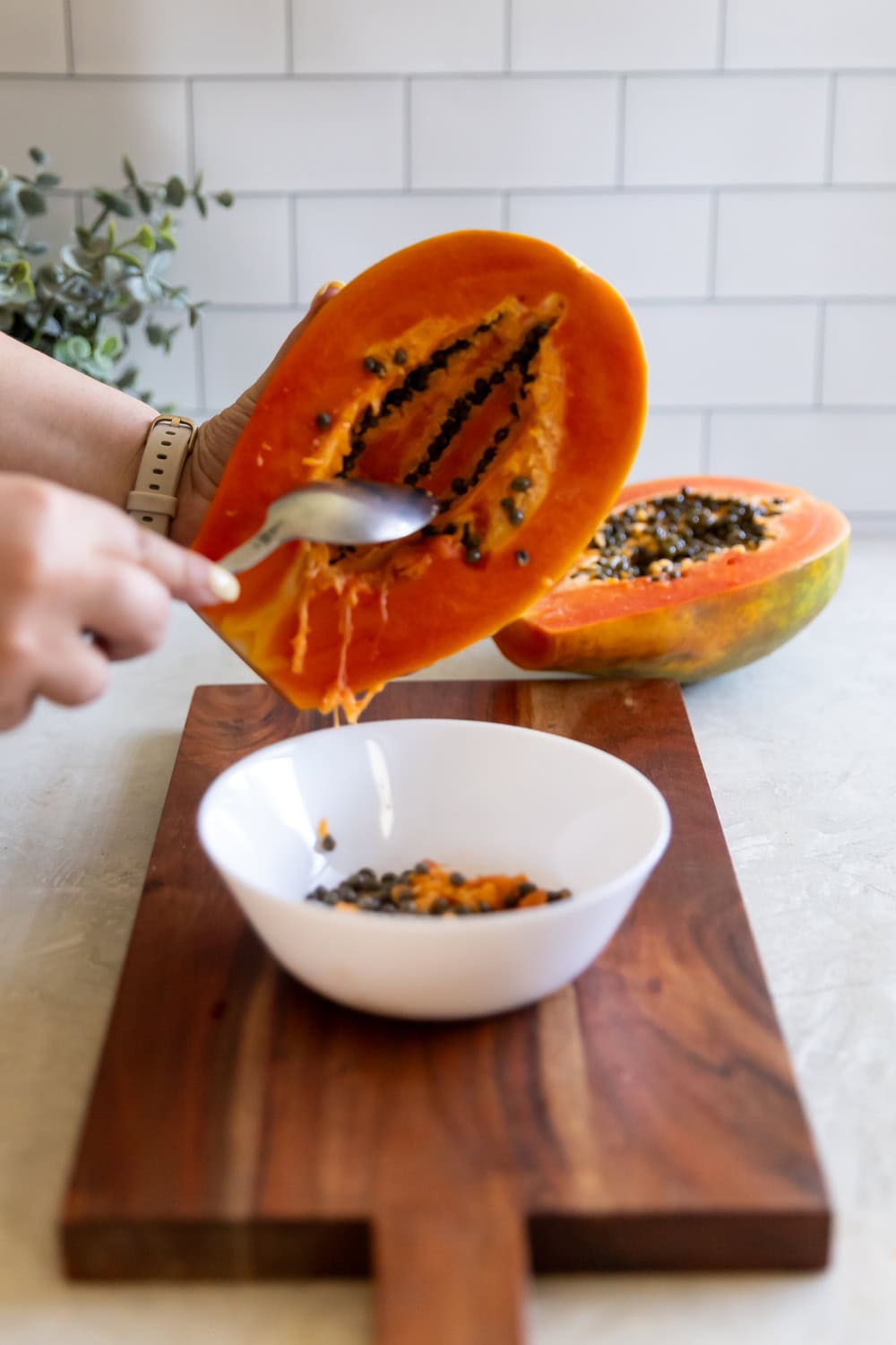 Cuban Papaya Shake (Batido de Fruta Bomba) - A Sassy Spoon®
