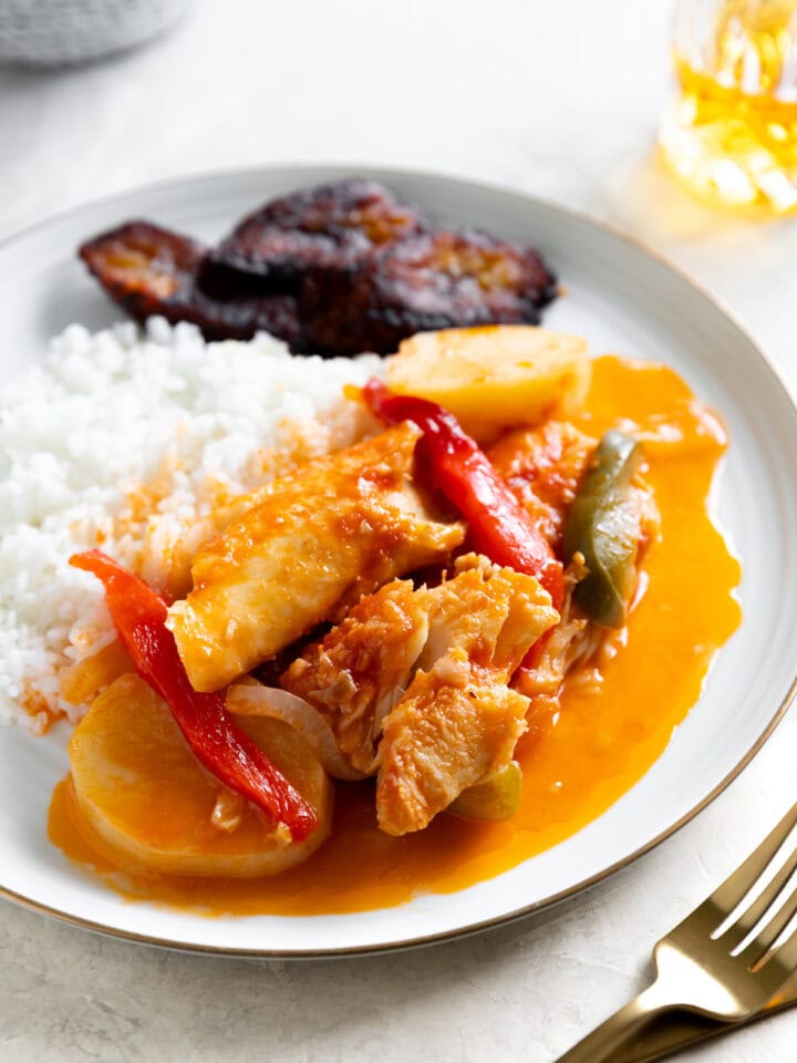 Bacalao a la Vizcaina (Basque Style Stewed Salted Cod) - A Sassy Spoon®