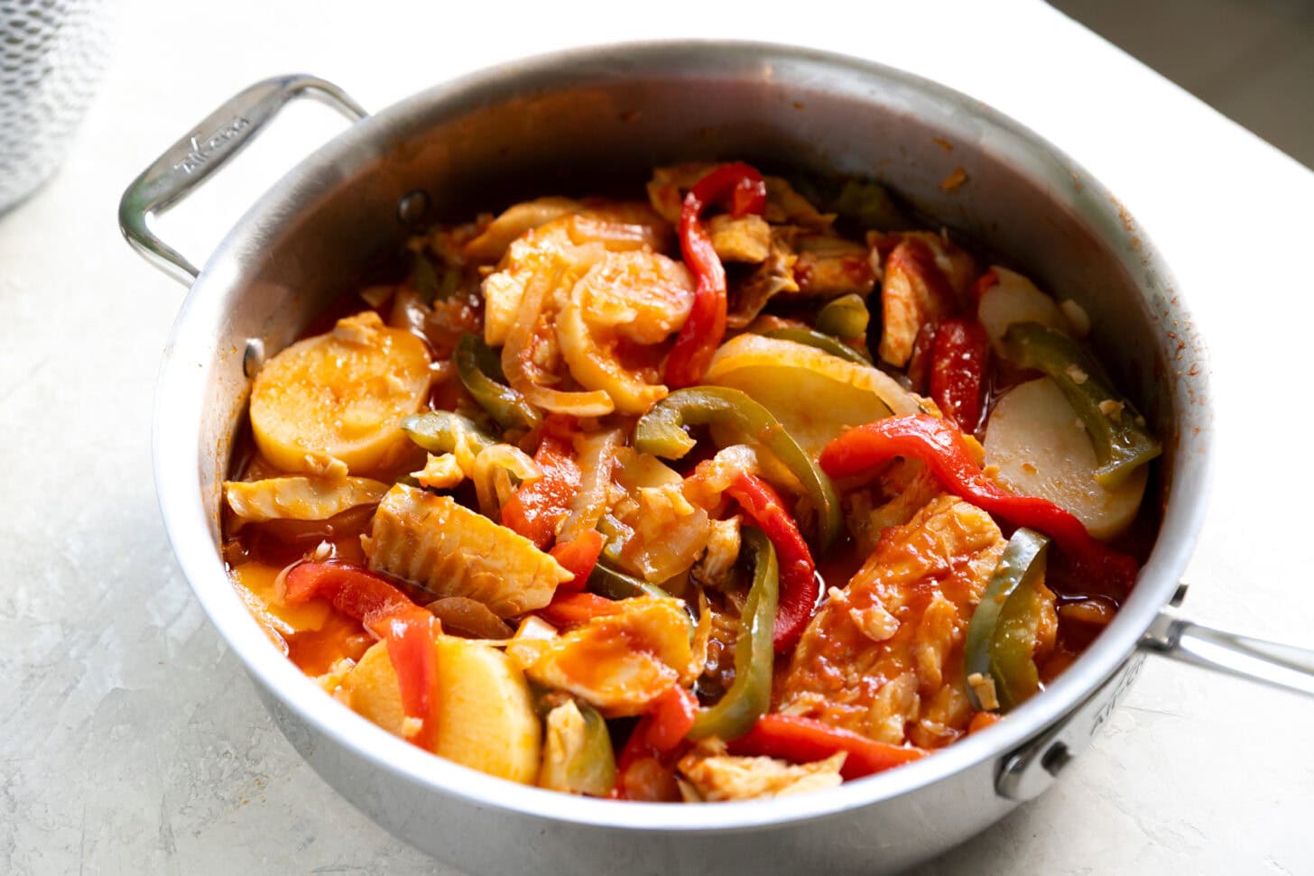 Bacalao a la Vizcaina (Spanish-Style Codfish Stew) - A Sassy Spoon