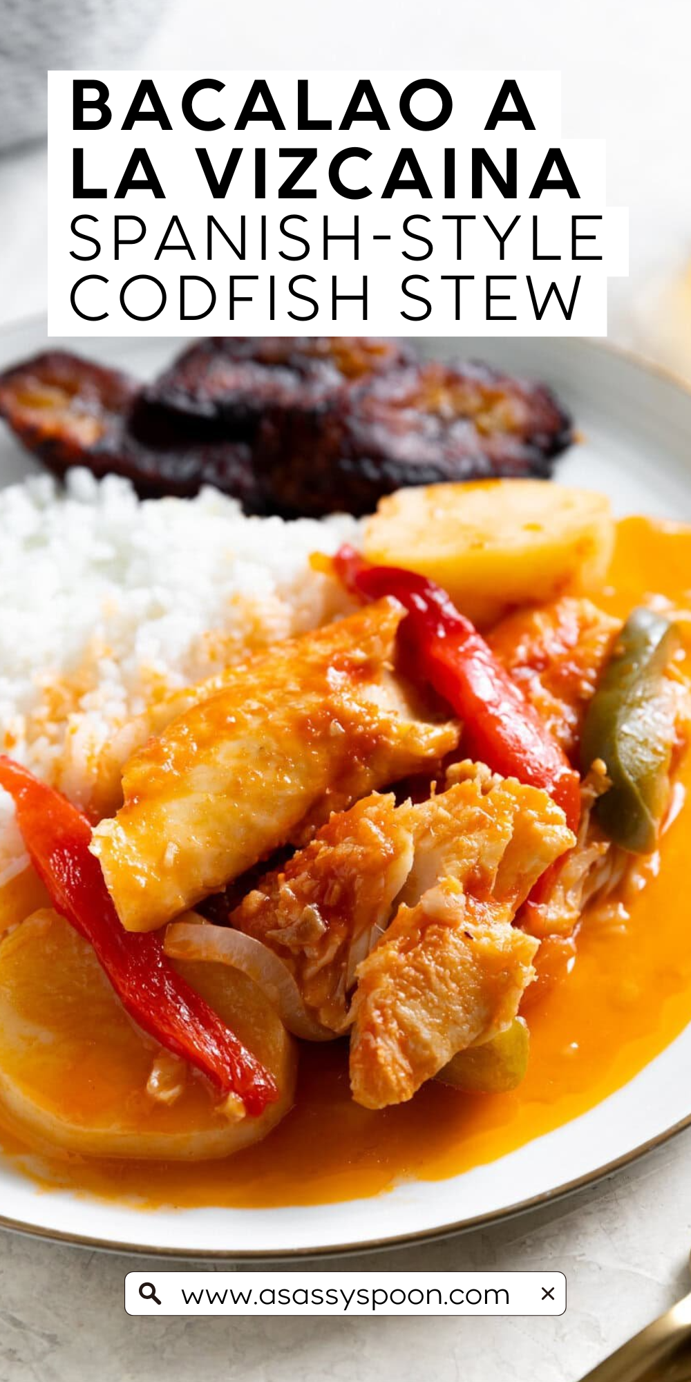 Bacalao a la Vizcaina (Basque Style Stewed Salted Cod) - A Sassy Spoon®