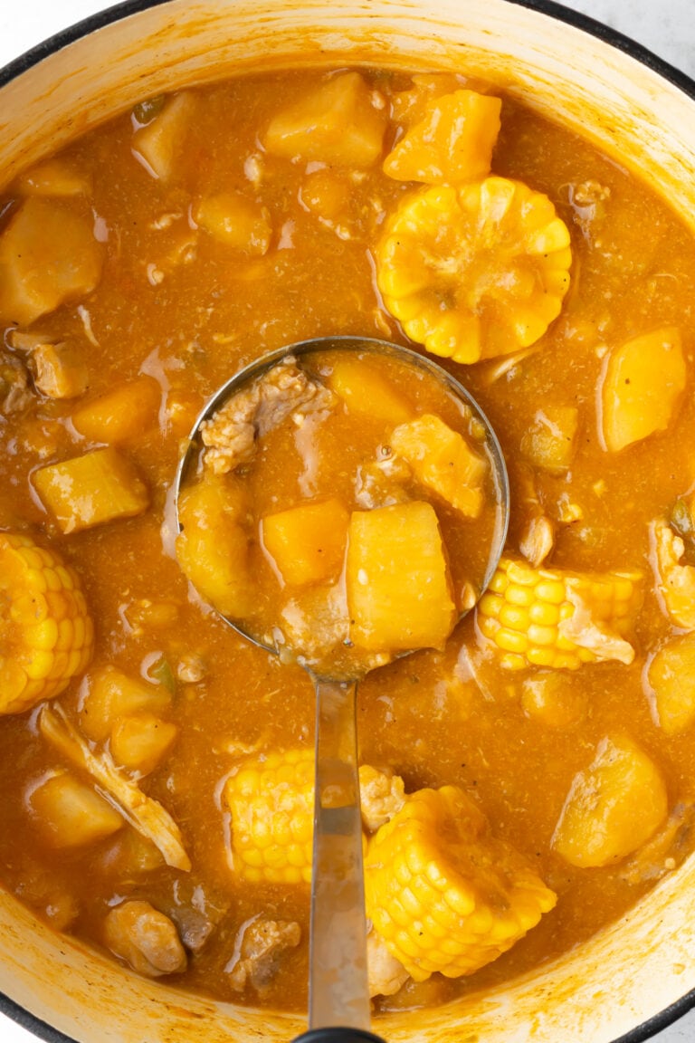 Ajiaco Cubano (Cuban Country-Style Stew) - A Sassy Spoon