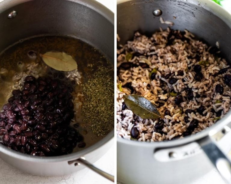 Cuban Rice and Black Beans (Moros/Arroz Congri) - A Sassy Spoon
