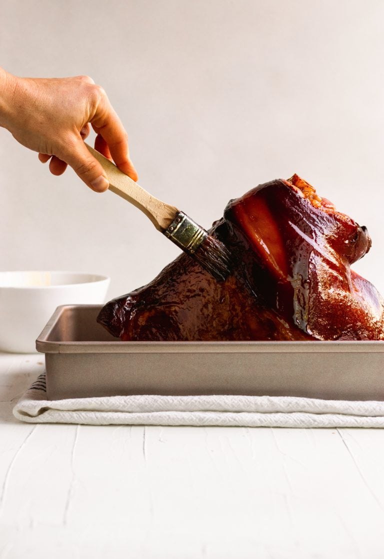 Baked Ham with Brown Sugar Glaze - A Sassy Spoon