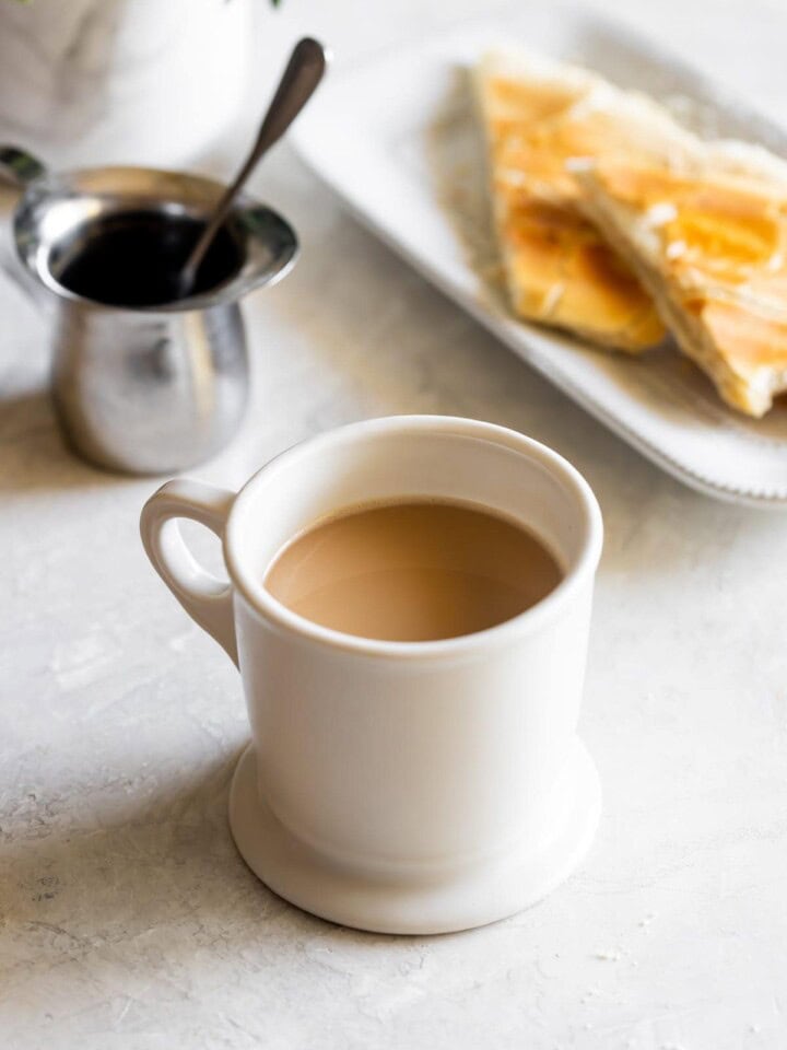 Cafe Con Leche with Cuban Toast - A Sassy Spoon®