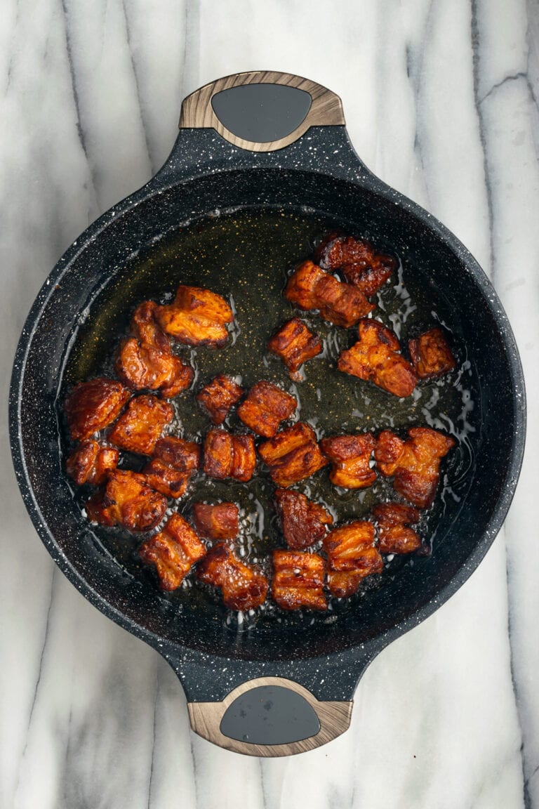 Crispy Chicharrones (Cuban-Style Fried Pork Belly) - A Sassy Spoon