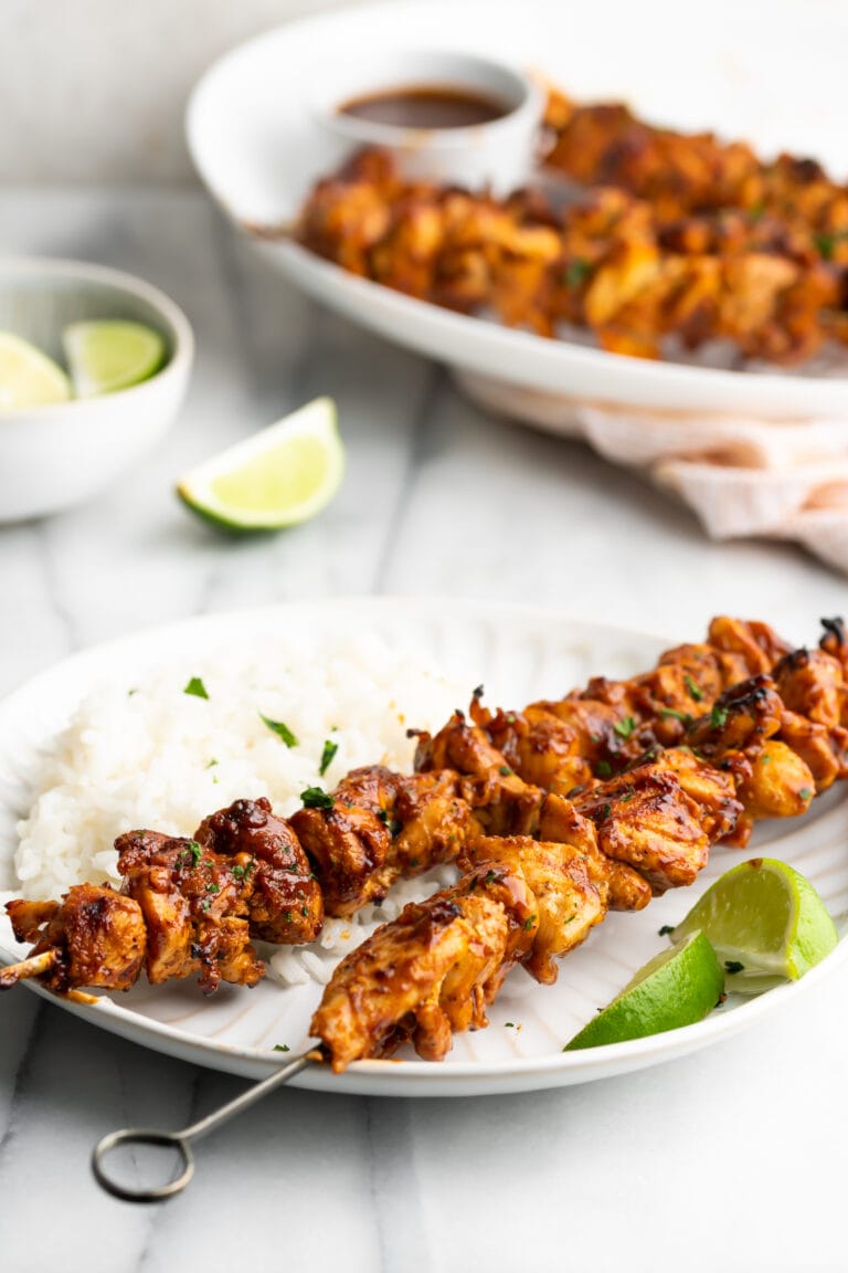 Pinchos De Pollo (Easy Cuban-Style Chicken Skewers) - A Sassy Spoon
