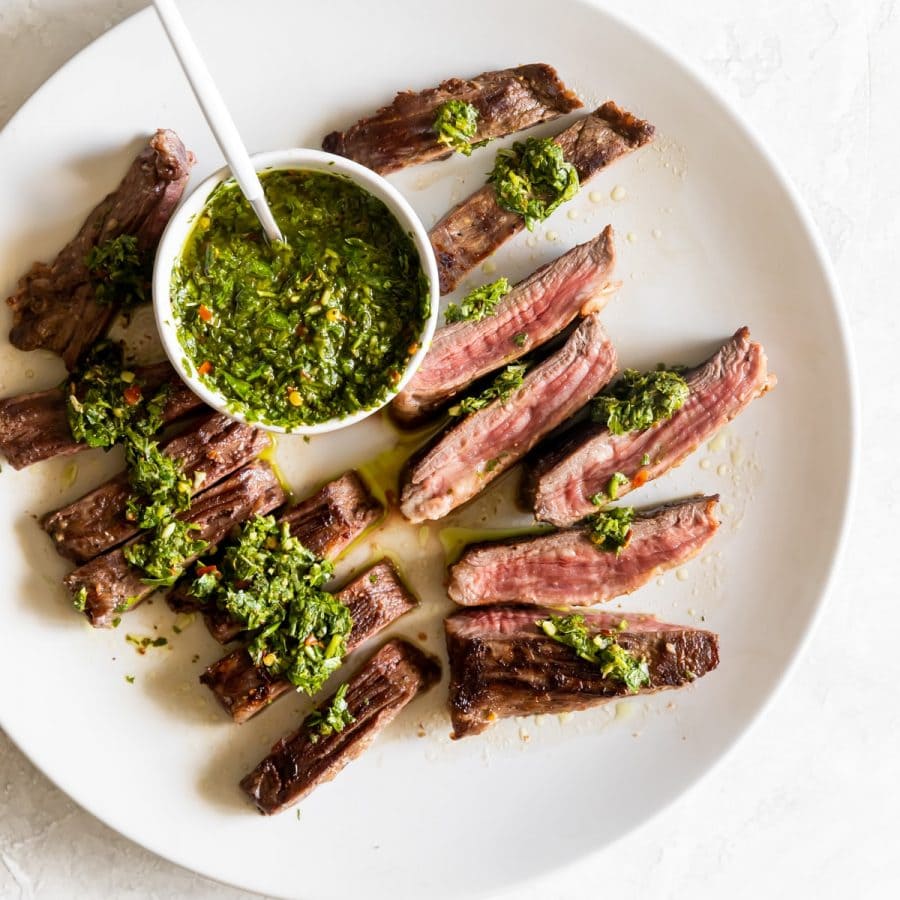 Cuban-Style Churrasco with Chimichurri Sauce - A Sassy Spoon