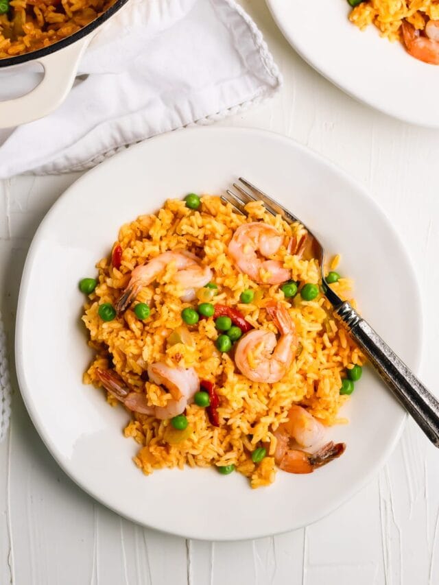 Arroz Con Camarones Story (Yellow Rice with Shrimp) - A Sassy Spoon