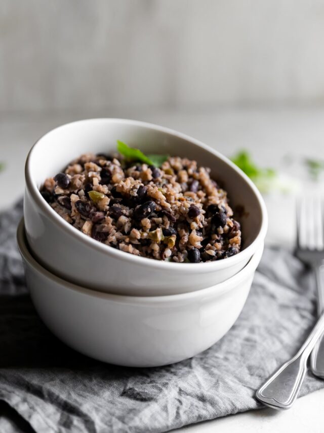 Cauliflower Congri Story (Cuban Black Beans & Cauliflower Rice) - A ...