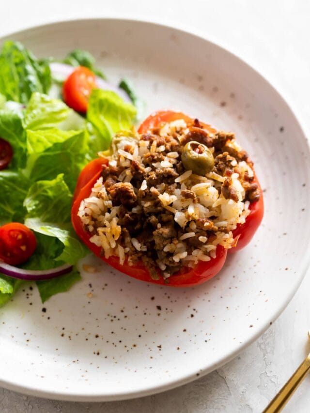 Cuban Stuffed Peppers Story (Ajies Rellenos) - A Sassy Spoon