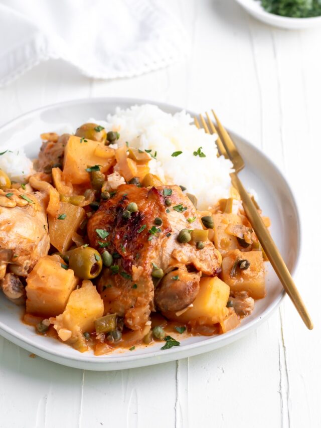 Fricase de Pollo Story (Cuban Chicken Fricassee) - A Sassy Spoon