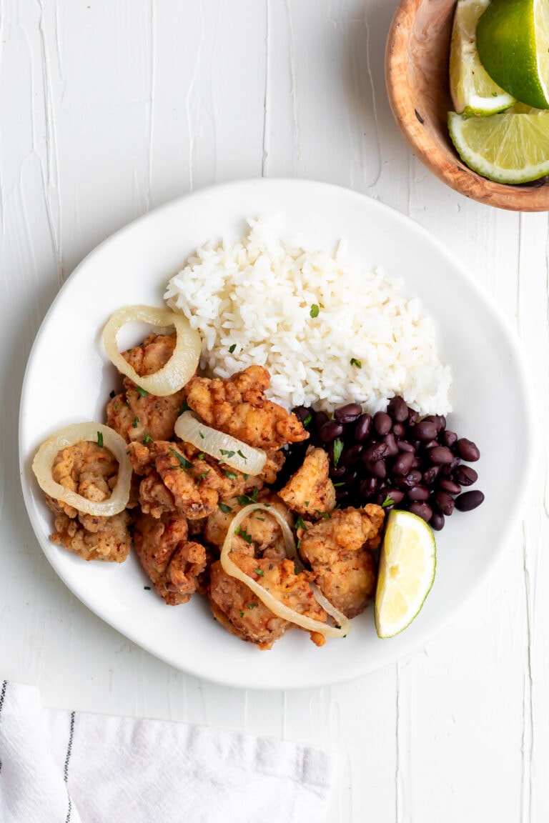 Chicharrones de Pollo (Cuban Fried Chicken Bites) - A Sassy Spoon®