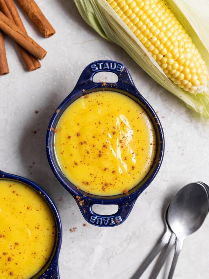 Majarete (Cuban Fresh Sweet Corn Pudding) - A Sassy Spoon®