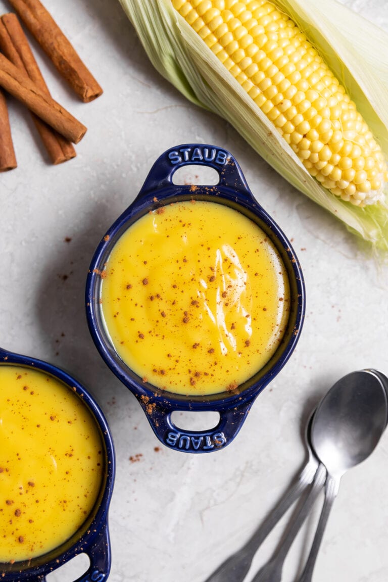 Majarete (Cuban Fresh Sweet Corn Pudding) - A Sassy Spoon