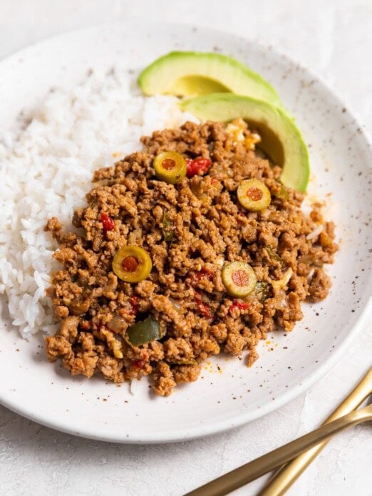 Turkey Picadillo (Cuban Picadillo de Pavo) - A Sassy Spoon
