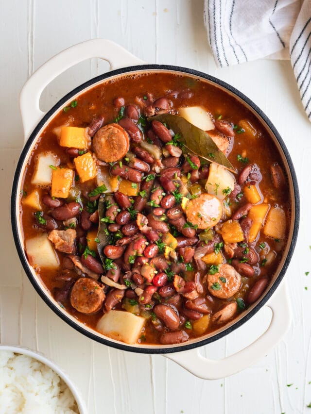 Frijoles Colorados (Authentic Cuban Red Beans) - A Sassy Spoon