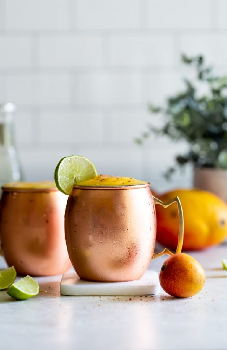 Frozen Mango Moscow Mule Recipe - A Sassy Spoon®