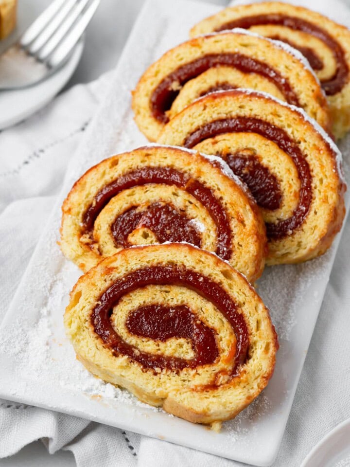 Homemade Brazo Gitano (Guava Swiss Roll) - A Sassy Spoon