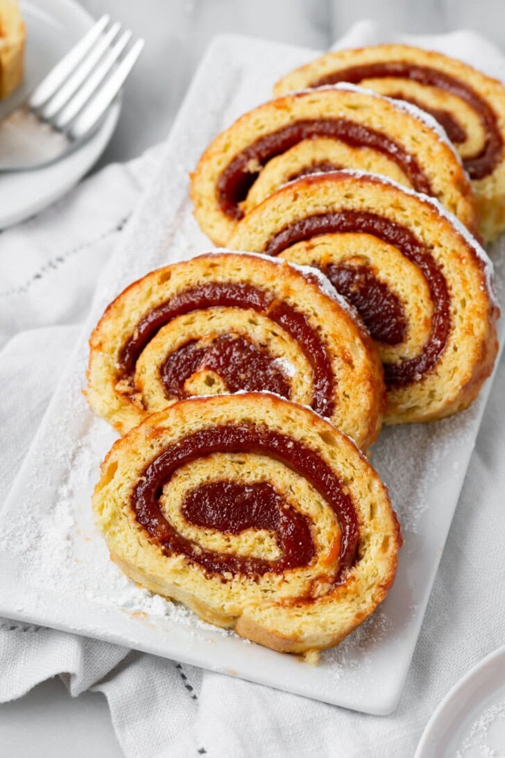 Homemade Brazo Gitano (Guava Swiss Roll) - A Sassy Spoon