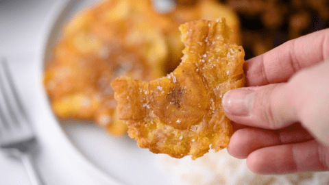 Authentic Cuban Tostones (Twice-Fried Plantains) - A Sassy Spoon®