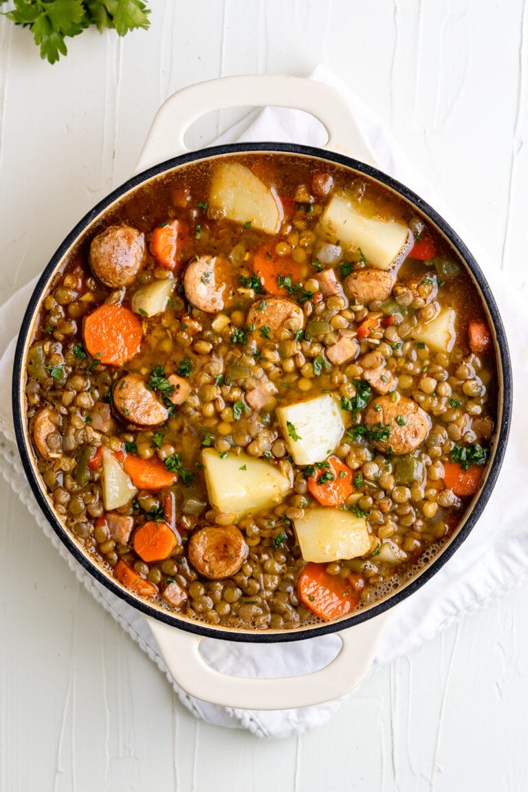 Potaje de Lentejas (Cuban Lentil Soup) - A Sassy Spoon®