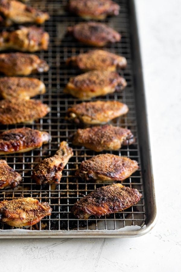 Crispy Baked Mojo Chicken Wings - A Sassy Spoon