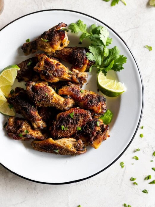 Crispy Baked Mojo Chicken Wings - A Sassy Spoon®