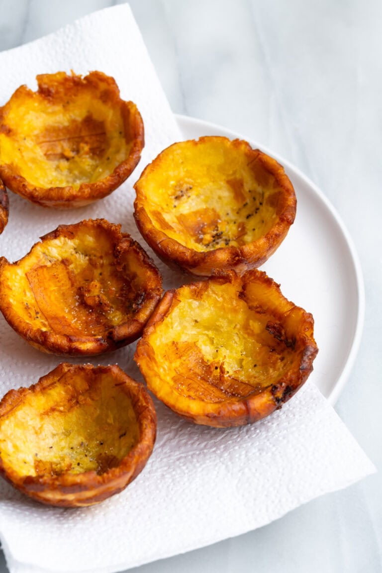Tostones Rellenos (Cuban Stuffed Plantain Cups) - A Sassy Spoon