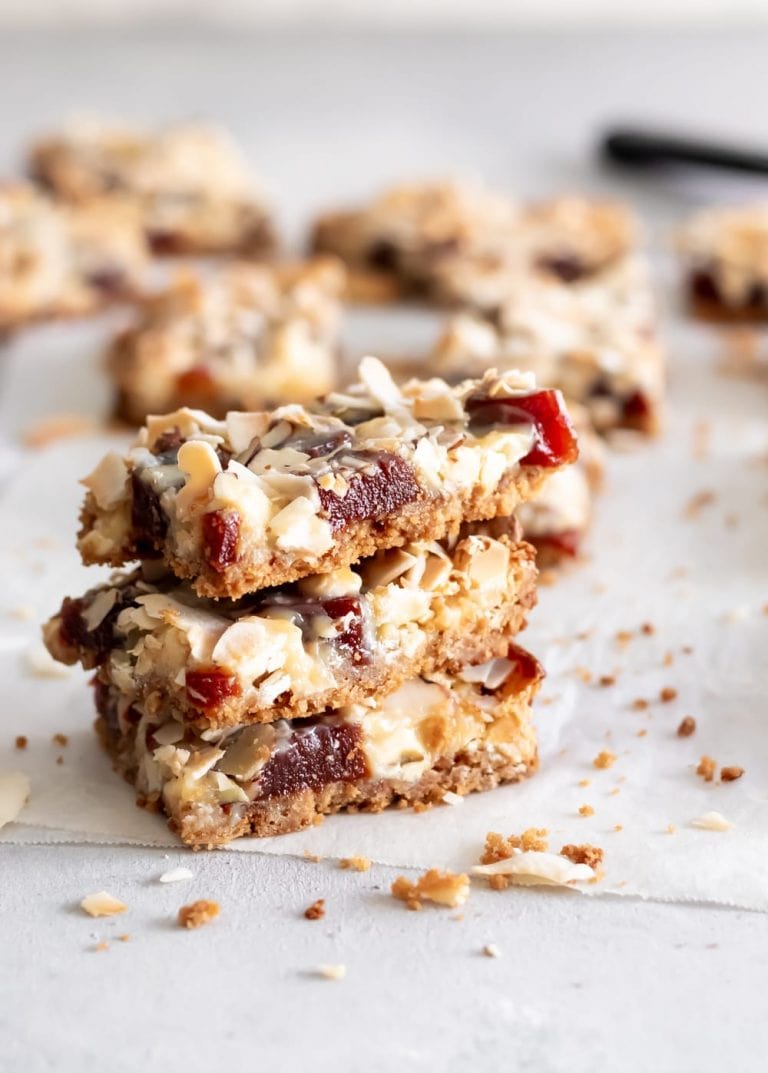 White Chocolate Guava Magic Cookie Bars - A Sassy Spoon®