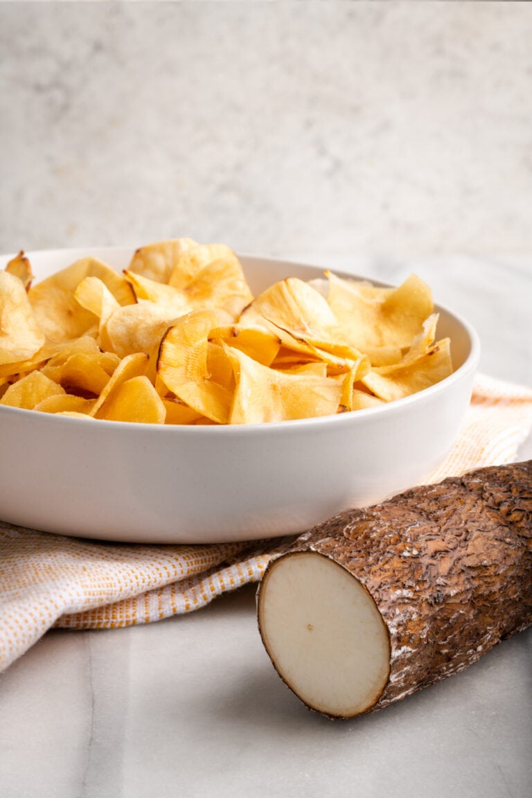 Quick 3-Ingredient Yuca Chips (Cassava Chips) - A Sassy Spoon